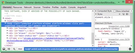 Theming Chrome Developer Tools