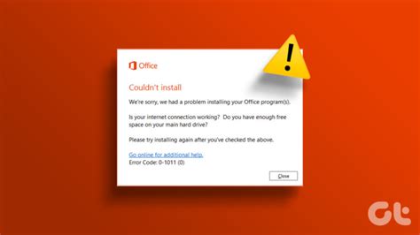 How To Repair Microsoft Office Installation Errors In Windows Guiding Tech