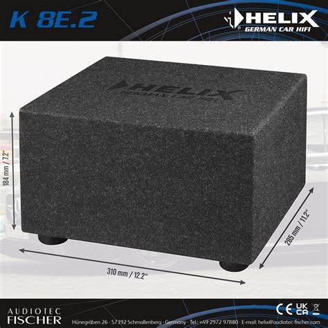 Helix K 8e 2 Subwoofer 8 Downfire Compact Passive Subwoofer K Series