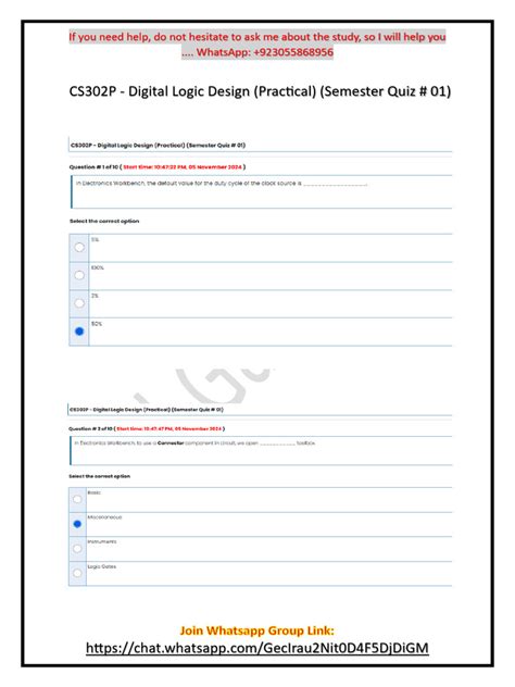 Cs302p Quiz 2 By Vu Gateway Pdf