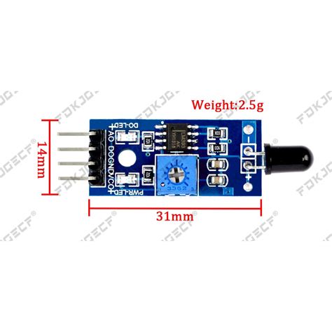 Lm393 3 Pin 4 Pin Ir Flame Detection Sensor Module Fire Detector Infrared Receiver Module For