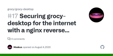 Securing Grocy Desktop For The Internet With A Nginx Reverse Proxy · Issue 17 · Grocygrocy