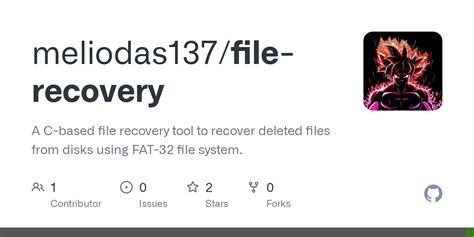 Github Meliodas137 File Recovery A C Based File Recovery Tool To Recover Deleted Files From