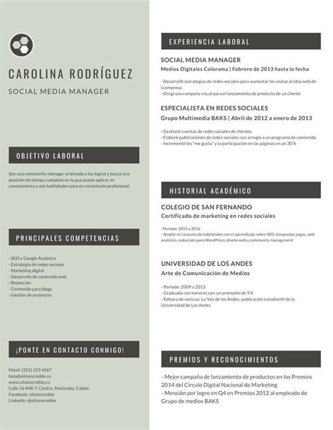 Plantillas De Hojas De Vida Minimalistas Gratis Para Editar Canva