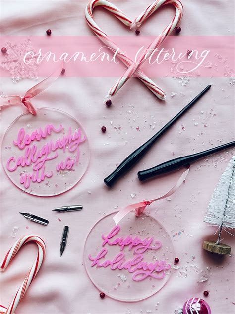 Holiday Calligraphy And Ornament Lettering For Beginners At Kendra Scott Deer Park Town Center