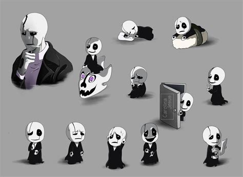 Undertale Chibi Gaster By Ginasuzumi On Deviantart