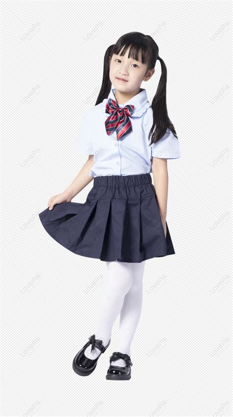 학교 유니폼 어린 소녀 이미지 Png 일러스트 무료 다운로드 Lovepik