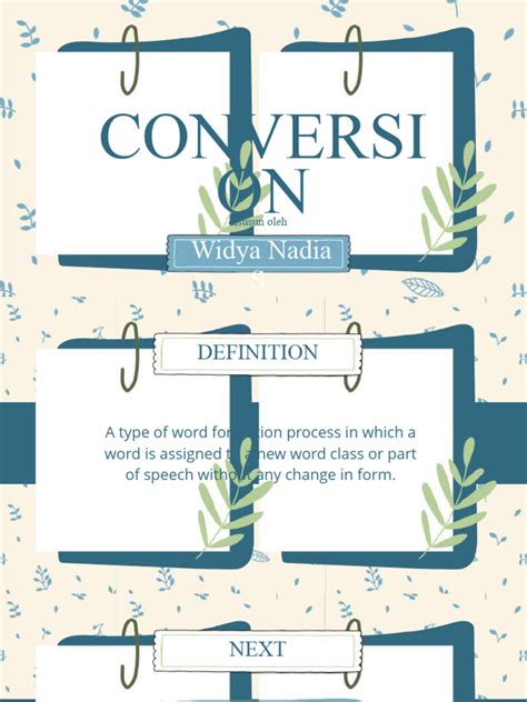 Conversion In Word Formation Eng Morpho And Syntax Pdf Noun Word