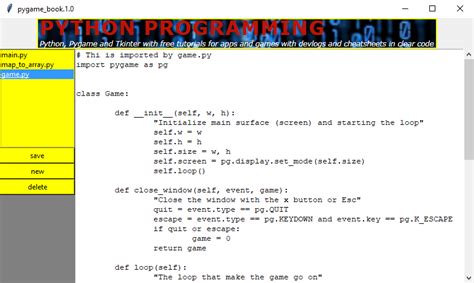 Pygamebook Part 2 Python Programming