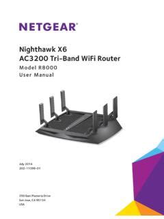 Nighthawk X6 AC3200 Tri Band WiFi Router Nighthawk X6 Ac3200 Tri Band Wifi Router Pdf