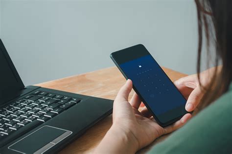 Phone Password Lock For Mobile Cyber Security Or Login Verification