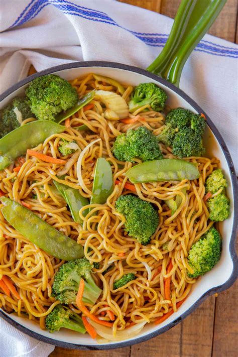 Easy Vegetable Chow Mein Recipe Dinner Then Dessert