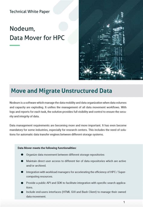 Nodeum On Linkedin Nodeum Data Mover White Paper