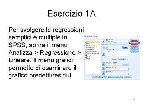 Esercizi Su Regressione Lineare Semplice E Multipla Per
