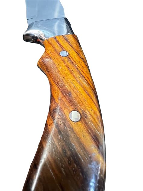 Fixed Blade Todd Orr 6 Northwoods Cocobolo Leather Sheath Dh 1542 Flylabel