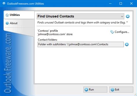 Find Unused Contacts For Outlook Download Review
