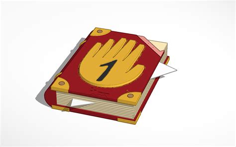 3d Design Gravityfalls Journal 1 Tinkercad