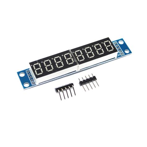 Max7219 Led Module 8 Digit 7 Segment Digital Led Display Tube Mcu 100 New Original Shopee