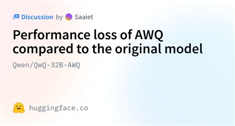 Qwenqwq 32b Awq · Performance Loss Of Awq Compared To The Original Model
