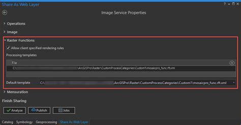 How To Apply A Raster Function Template To Symbolize Classified Data In A Mosaic Dataset