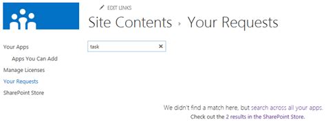 office 365 developer site add or request an app it idea