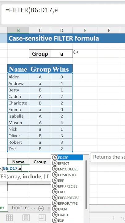 Excel Job Interview Questio Filter Case Sensitive Excel Msexcel Exceltips Exceltutorial