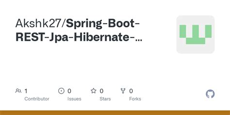Github Akshk27spring Boot Rest Jpa Hibernate Category Product One To