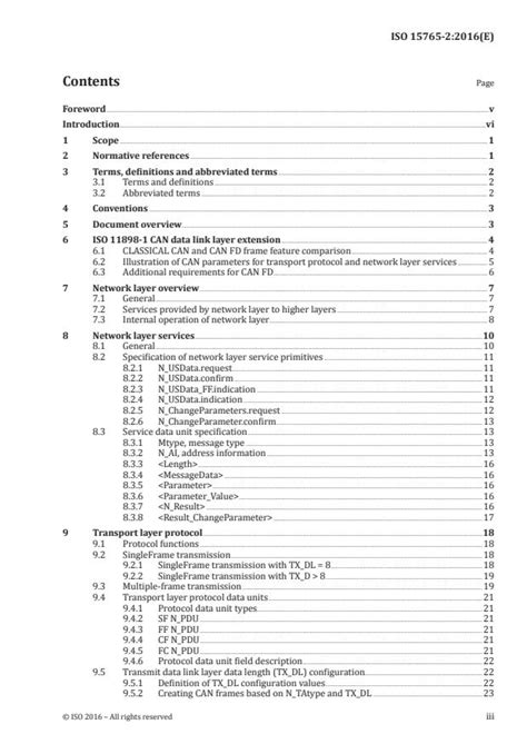 Iso 15765 2 2016 Road Vehicles — Diagnostic Communication Over Controller Area Network Docan