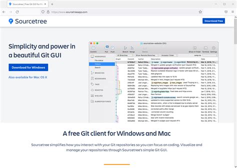 Installation Setup And Basic Use Of The Sourcetree Git Client Ptc