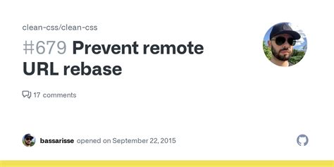Prevent Remote Url Rebase · Issue 679 · Clean Cssclean Css · Github
