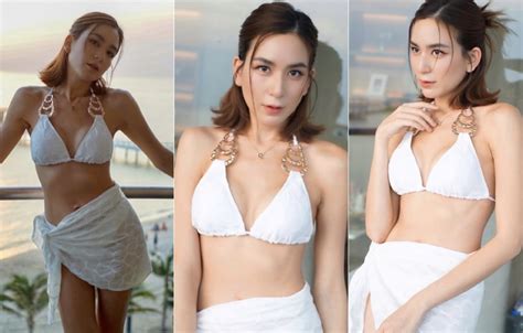 “พลอย ชิดจันทร์” อวดแซ่บท่อนบนกับบิกินีตัวจิ๋วเห็นแล้วใจหวิวลั่นโซเชียล