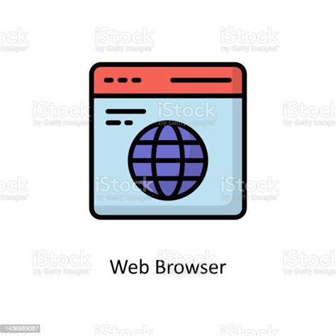 웹 브라우저 벡터 채워진 개요 아이콘 디자인 그림입니다 흰색 배경 Eps 10 파일의 클라우드 컴퓨팅 기호 고객에 대한 스톡