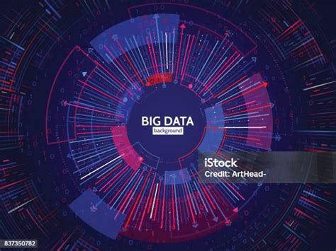 big data connection structure abstract element with lines dots and