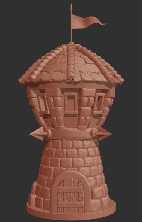 Wip Basic Tower Defense Tower Models — Polycount