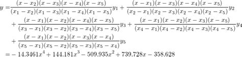 Engineering At Alberta Courses Lagrange Interpolating Polynomials