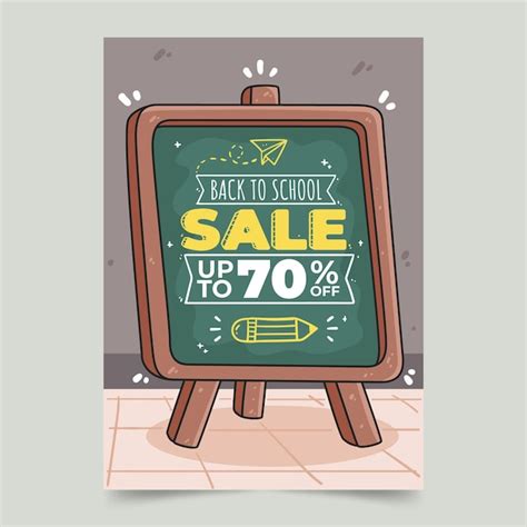 칠판 낙서 포스터 이미지 Freepik에서 무료 다운로드