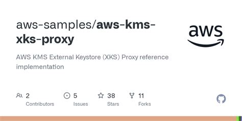Github Aws Samplesaws Kms Xks Proxy Aws Kms External Keystore Xks Proxy Reference