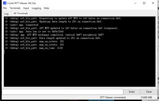 Nrf52832 RTT Log Printing Problem Encountered By Pairing And Binding
