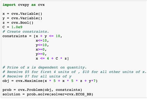 Dynamic Price TypeError Is Not A Valid Type For A Constant Value Issue Cvxpy Cvxpy