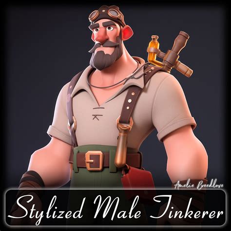 Artstation 200 Stylized Male Tinkerer Reference Pack 4k V 69