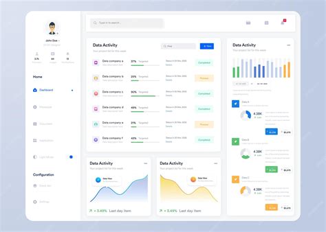 Premium Vector Infographic Dashboard Ui Ux Design With Graphs Charts
