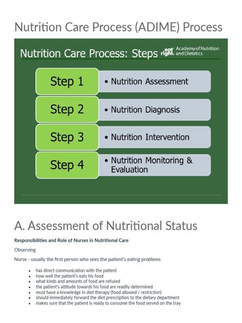 Nutrition Care Process Pdf Intravenous Therapy Clinical Medicine