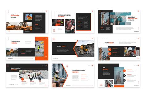 Constructor Construction Powerpoint Incl Construction And Architecture Envato