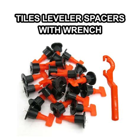 51pcs Tiles Leveler Spacers Tile Leveling System With Special Wrench Vr Diy