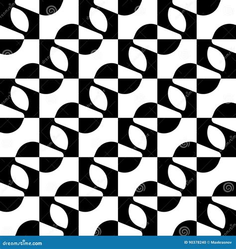 Seamless Geometric Pattern Stock Vector Illustration Of Mosaic 90378240