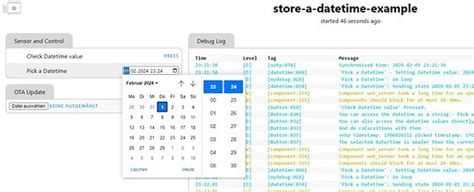 Datetime Component Esphome Home Assistant Community