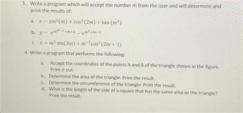 Solved Mathlab 3 Write A Program Which Will Accept The