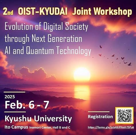 Oist Kyudai Joint Workshop Series 2 Evolution Of A Digital Society Through Next Generation Ai