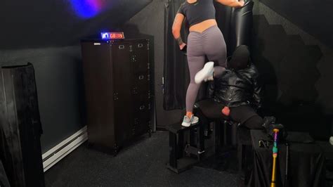 Warm Up Session Ballbusting Session To Start The Weekend Blissful Shock Clips Sale