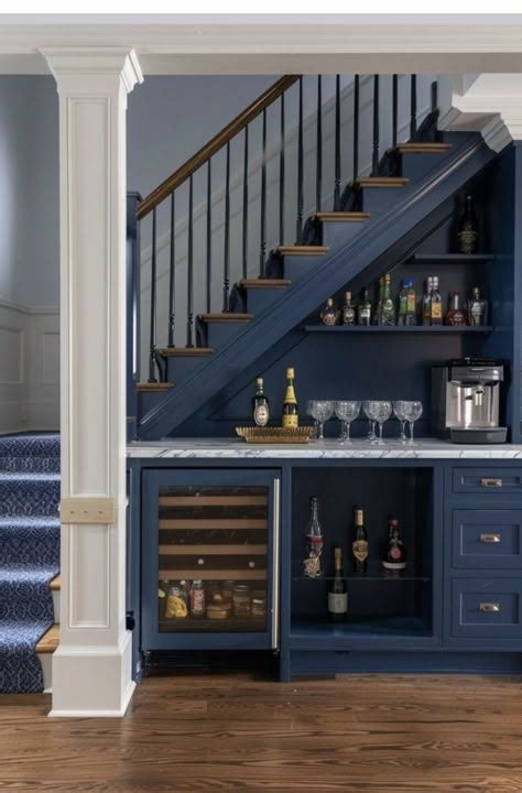 Dry Bar Under Staircase